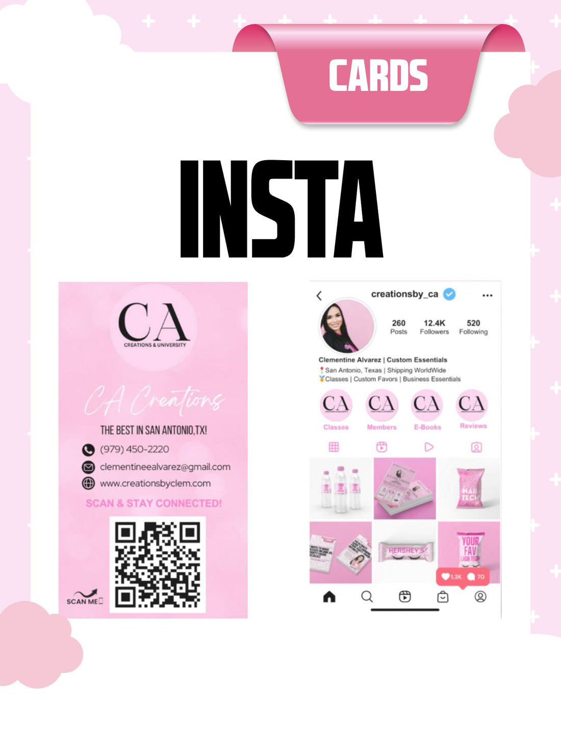 Insta Cards – CreationsbyCA