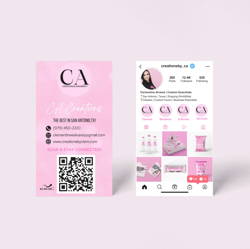 Insta Cards – CreationsbyCA
